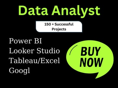 Data Analysis in Excel, Power BI, Tableau | Upwork