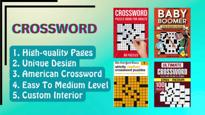 Create custom crossword puzzles as per your requirements | Upwork