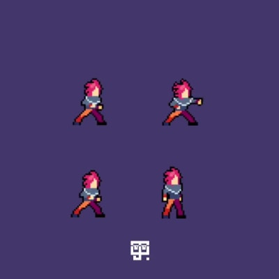A Pixel Art Character sprite sheet | Upwork
