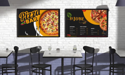 Visually appealing food digital or static menu board | Upwork