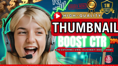 Eye-grabbing Thumbnails with high CTR | Upwork