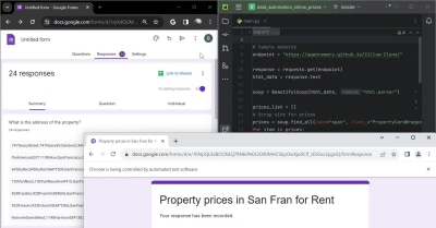 A custom real estate web scraping python program | Upwork