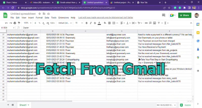 Extract email data from gmail, parse email into google sheet,appscript ...