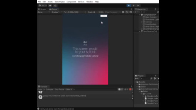 Personlized ads Integration in unity pojects | Upwork