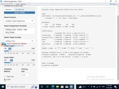 An app for machine learning analysis | Upwork