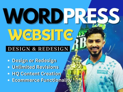 A responsive mobile friendly wordpress website design & redsign wordpress | Upwork