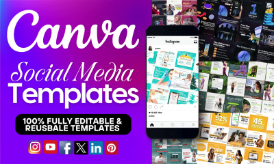 Canva templates and social media posts graphic design | Upwork