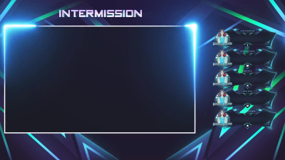 Streaming overlays, Twitch streaming pack, Custom animation, Panels ...