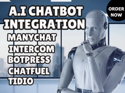 Smartbot integration with manychat intercom botpress chatfuel tidio ai chat | Upwork