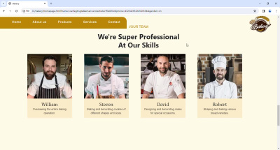 "Responsive Bakery Website with HTML, CSS, and JavaScript " | Upwork