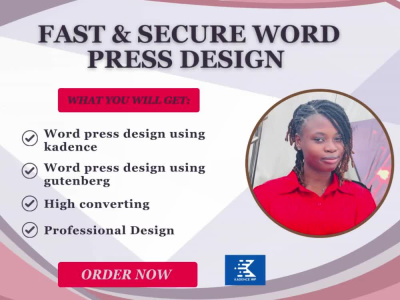 Fast business wordpress website using spectra or kadence gutenberg blocks | Upwork