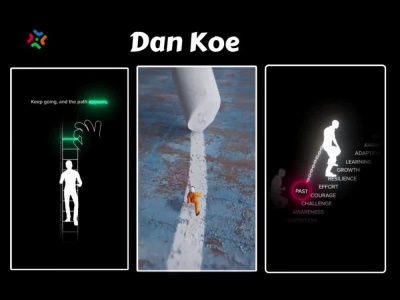 Dan koe style videos minimalist dan koe for tiktok reels dankoe | Upwork