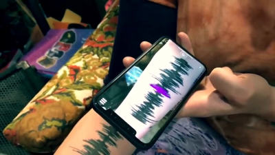 A custom augmented reality sound wave art or tattoos | Upwork