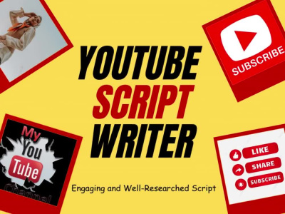 YouTube Script Writing | Engaging & SEO-Optimized Scripts for Any Niche ...