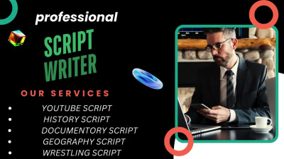 A professional youtube script writer | Upwork