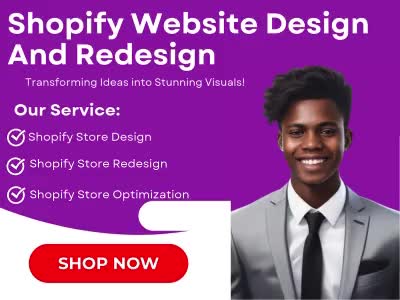 Shopify Website design, Redesign & SEO Optimization | Upwork