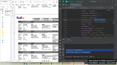 Your PDF file converted to JSON, CSV & XML using python | Upwork