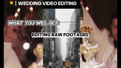 Wedding video editing edit cinematic wedding teaser highlight trailer ...