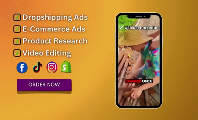 Dropshipping/Ecom Video ads for Facebook and TikTok ads | Upwork