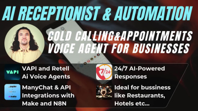 An AI voice receptionist for cold calling and business automation | Upwork