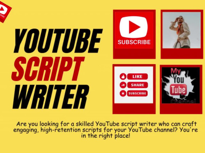Engaging YouTube Script Writing & Content Writing for your YouTube ...