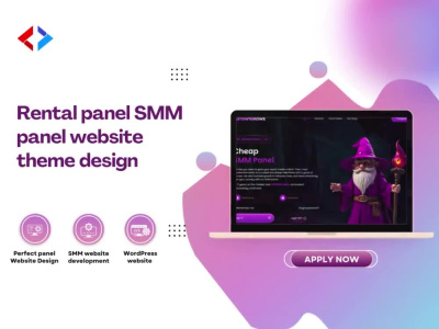 Perfectpanel based SMM panel website theme design | Upwork