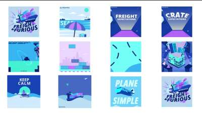 Custom 8–10s Branded Motion Design GIFs for Web & Social | Upwork