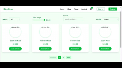 A Responsive E-Commerce Website Using React and Tailwind CSS | Upwork