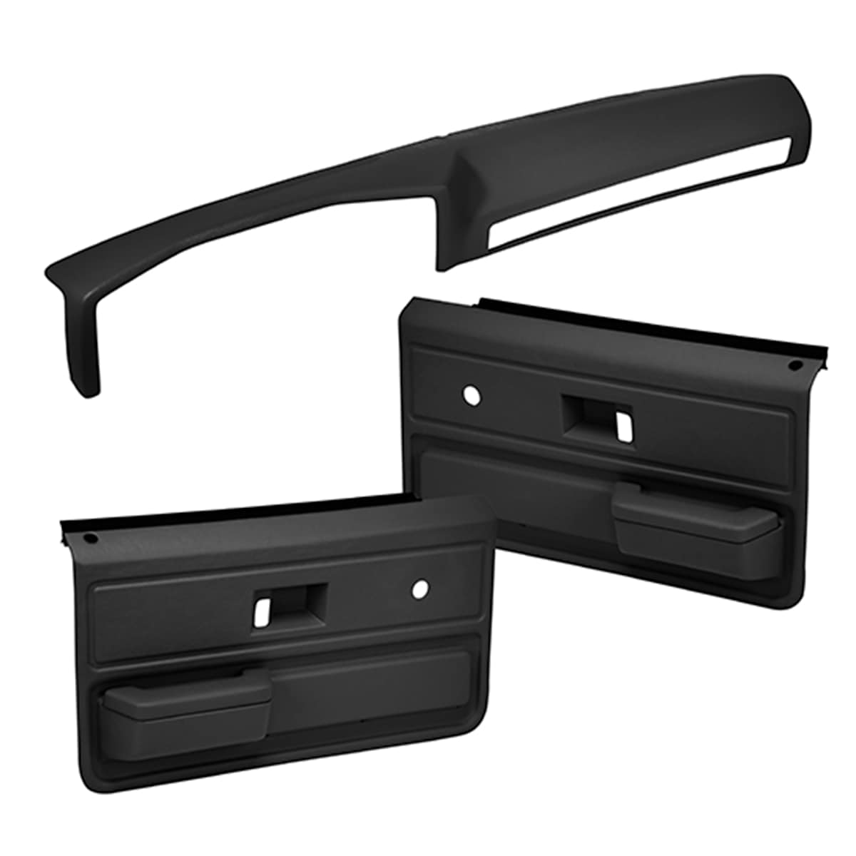 1974 Chevrolet C20 Pickup Interior Restoration Kit - Black, ABS Plastic ...