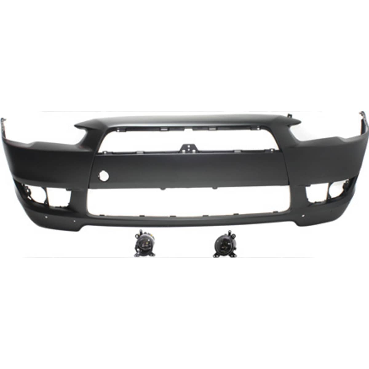 2008 Mitsubishi Lancer Front Bumper Cover Kit, Primed, Without parking ...
