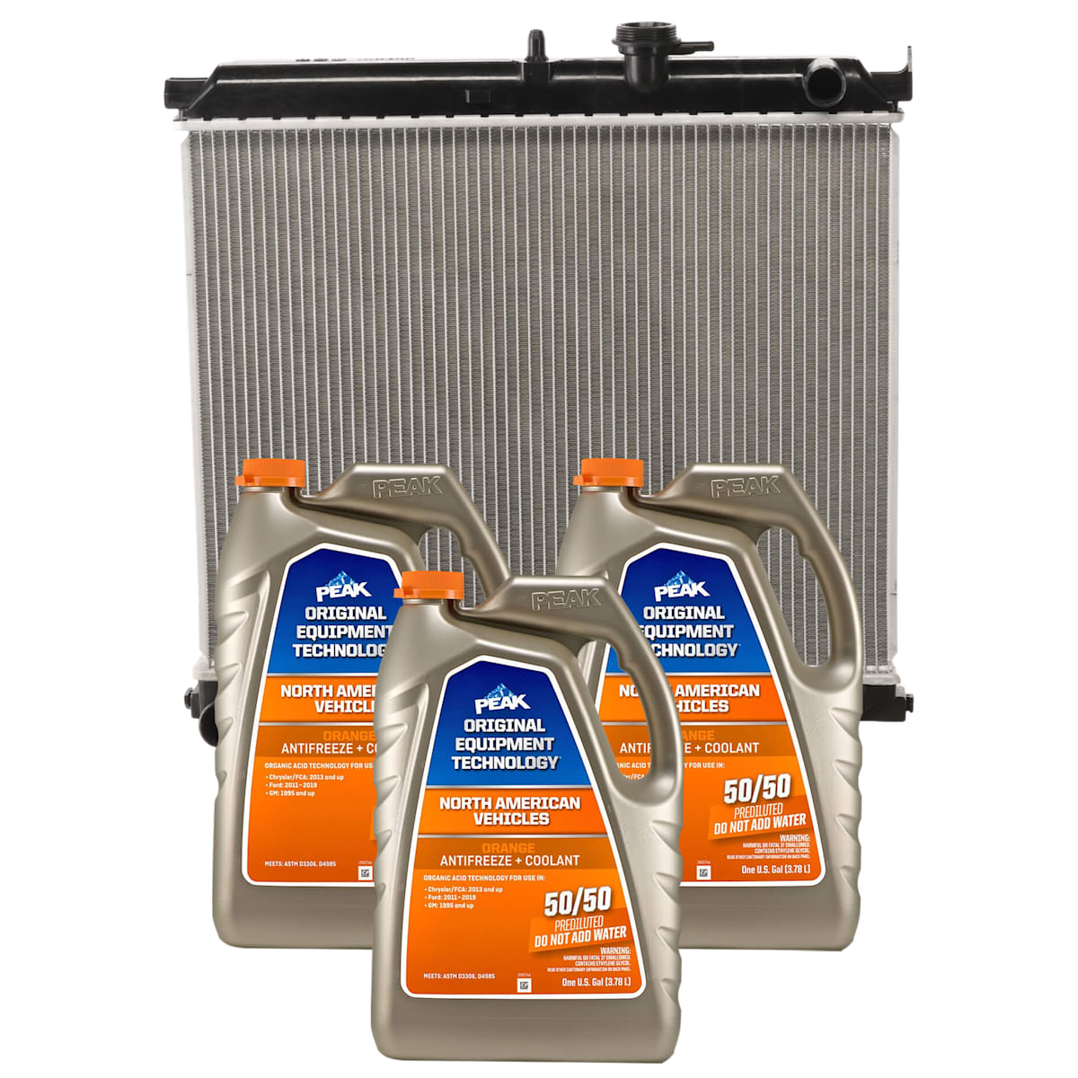 Replacement Radiator Kit, Plastic Tank, Automatic or Manual ...