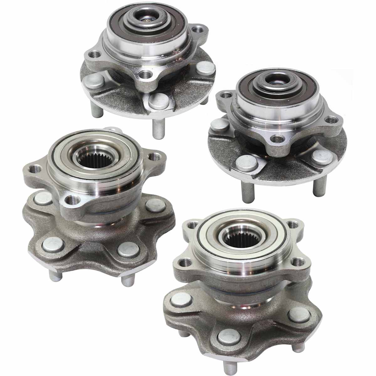 2006 Nissan 350Z Wheel Hub and Bearing - Front and Rear, Driver and ...