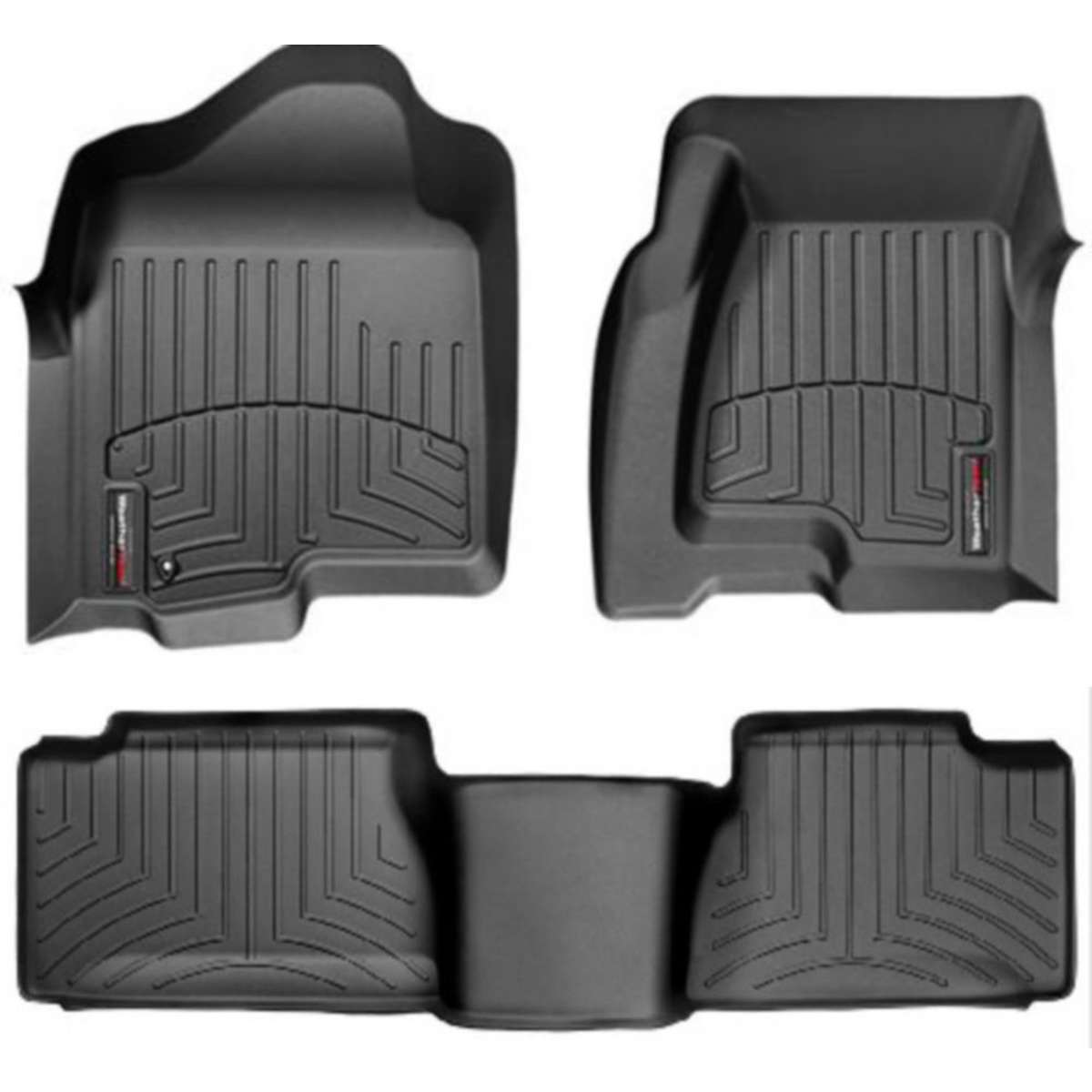 Weathertech® SET-W24440031 DigitalFit Series Black Floor Mats, Front ...