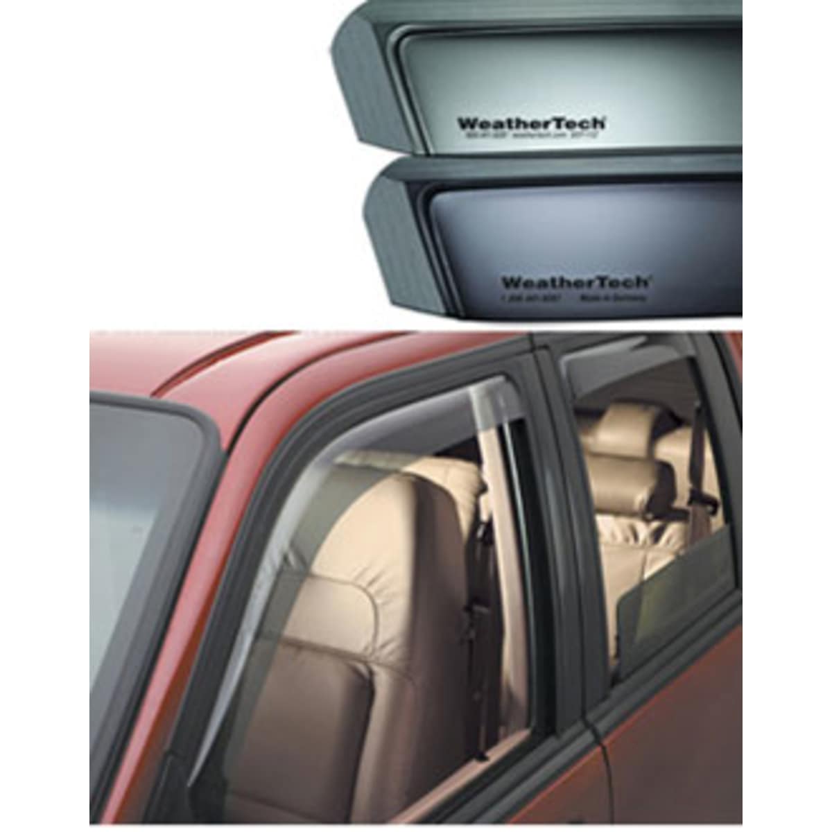 Weathertech® 72179 Smoke Window Visor, Front and Rear, Driver and ...