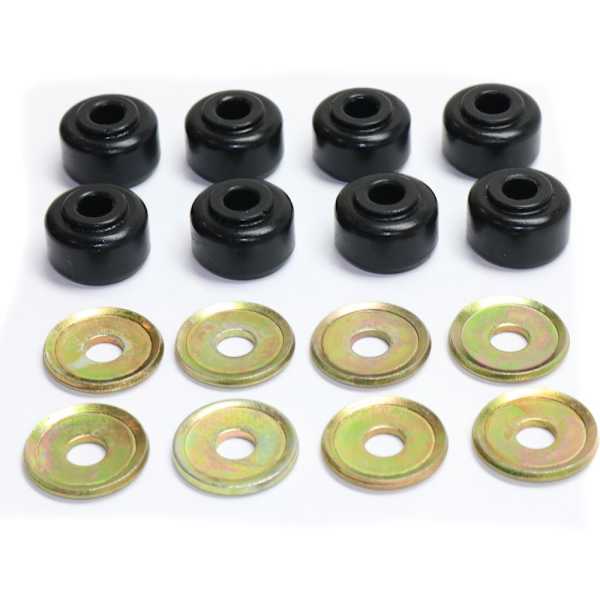 Energy Suspension® 9.8105G Sway Bar Link Bushing - Black, Polyurethane ...