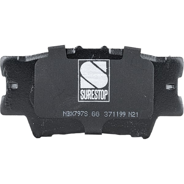 SureStop® Front and Rear Brake Disc and Pad Kit, Plain Surface, 5 Lugs ...