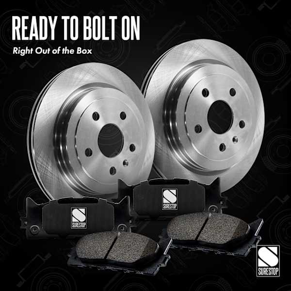 2006 Ford Mustang Front Brake Disc and Pad Kit KIT-080621-929 by SureStop®