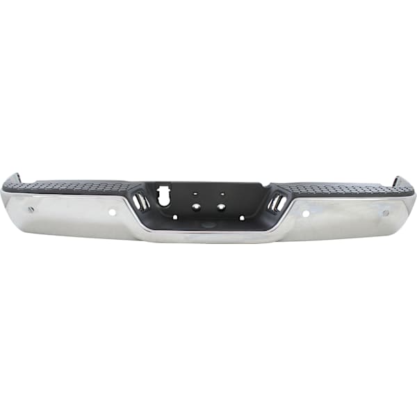 Replacement Chrome Step Bumper Assembly, Models w/ Parking Aid Sensor ...