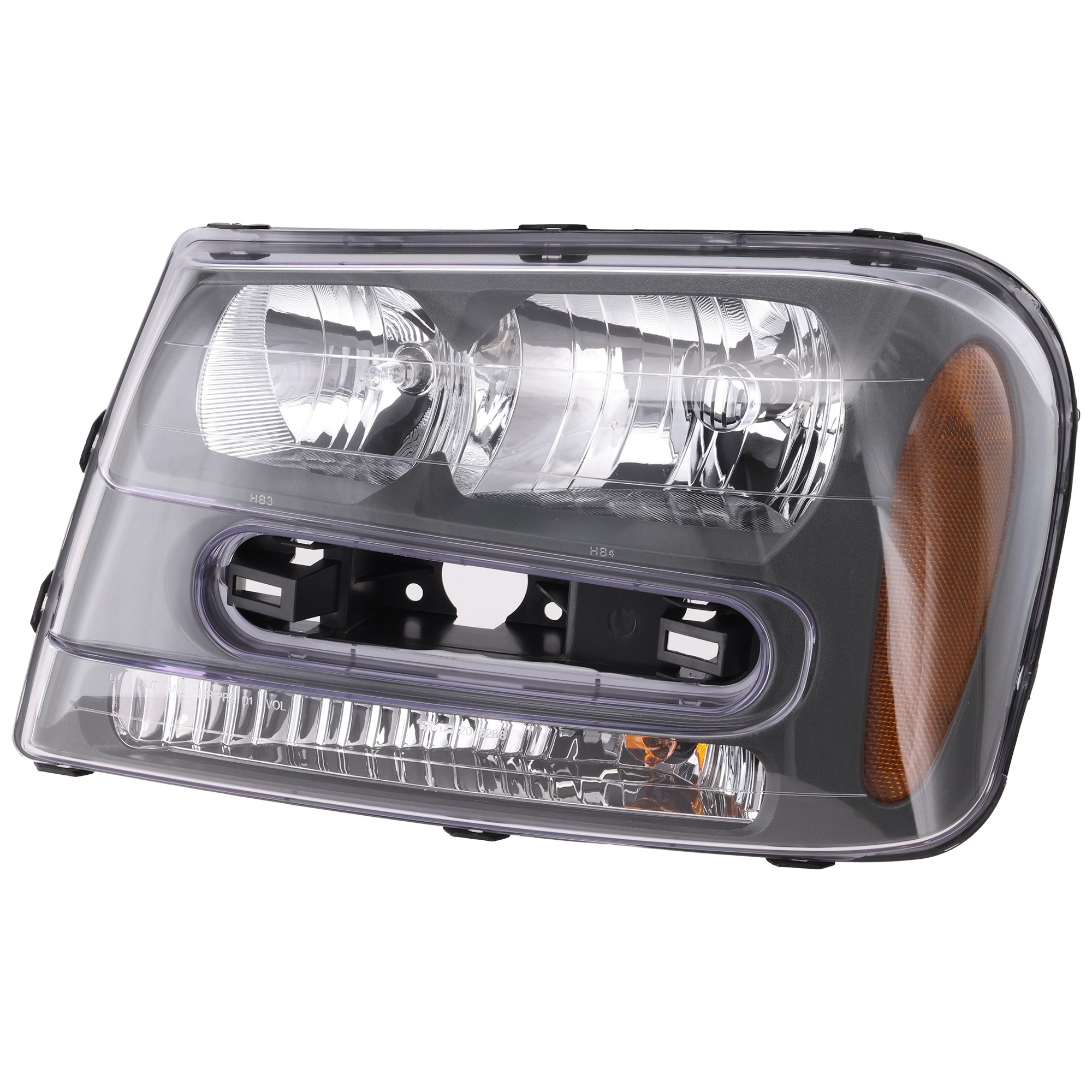 CAPA for 2002-2006 Trailblazer EXT Front Left Headlight Amber & Clear ...