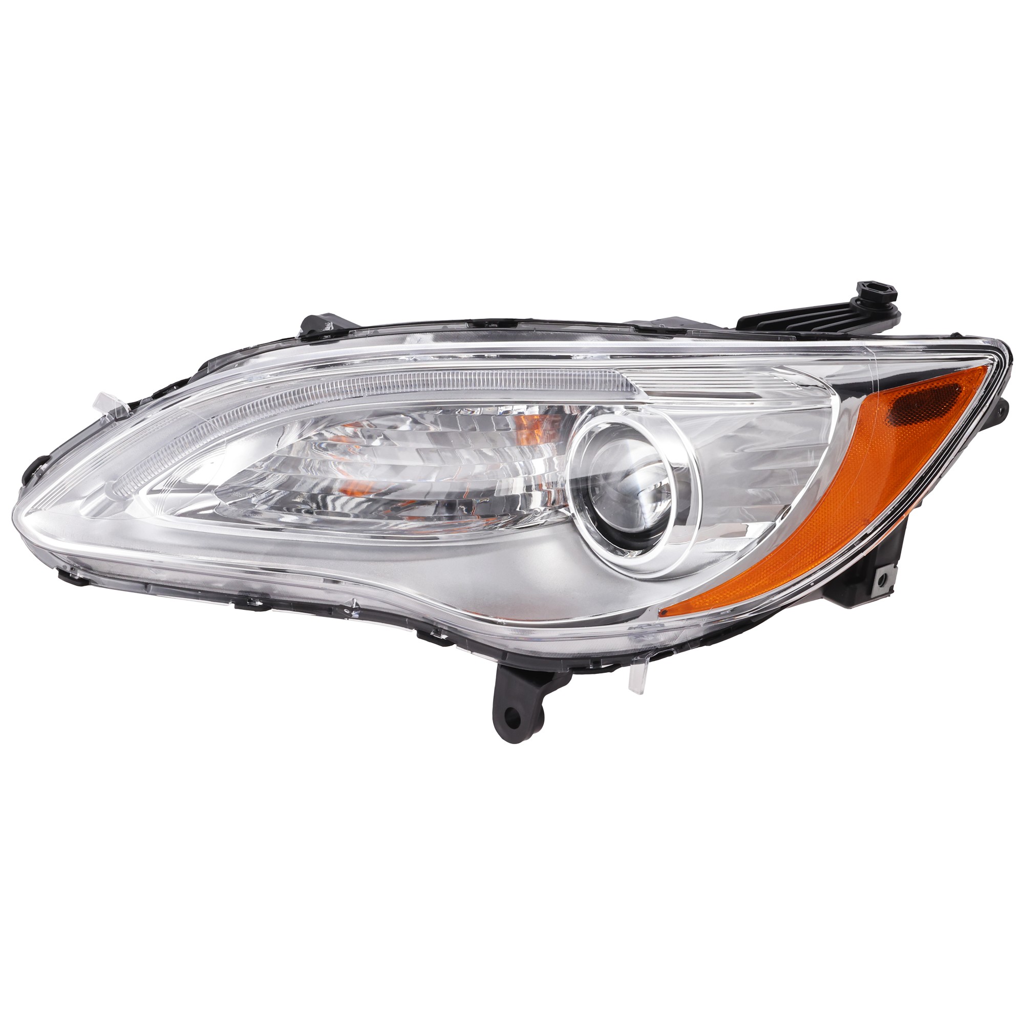 For 11-14 200 Front Halogen Headlight Headlamp Chrome Interior w/Bulb ...