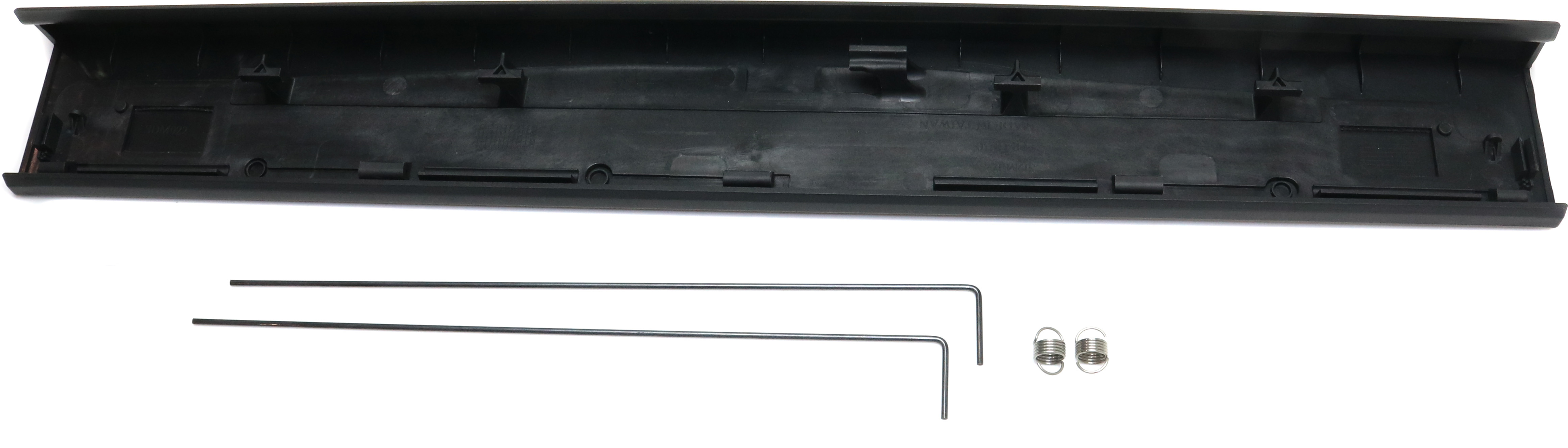 UPPER TAILGATE MOLDING;WITH STEP; BLACK; MADE OF STEEL AND PLASTIC [SEE ...