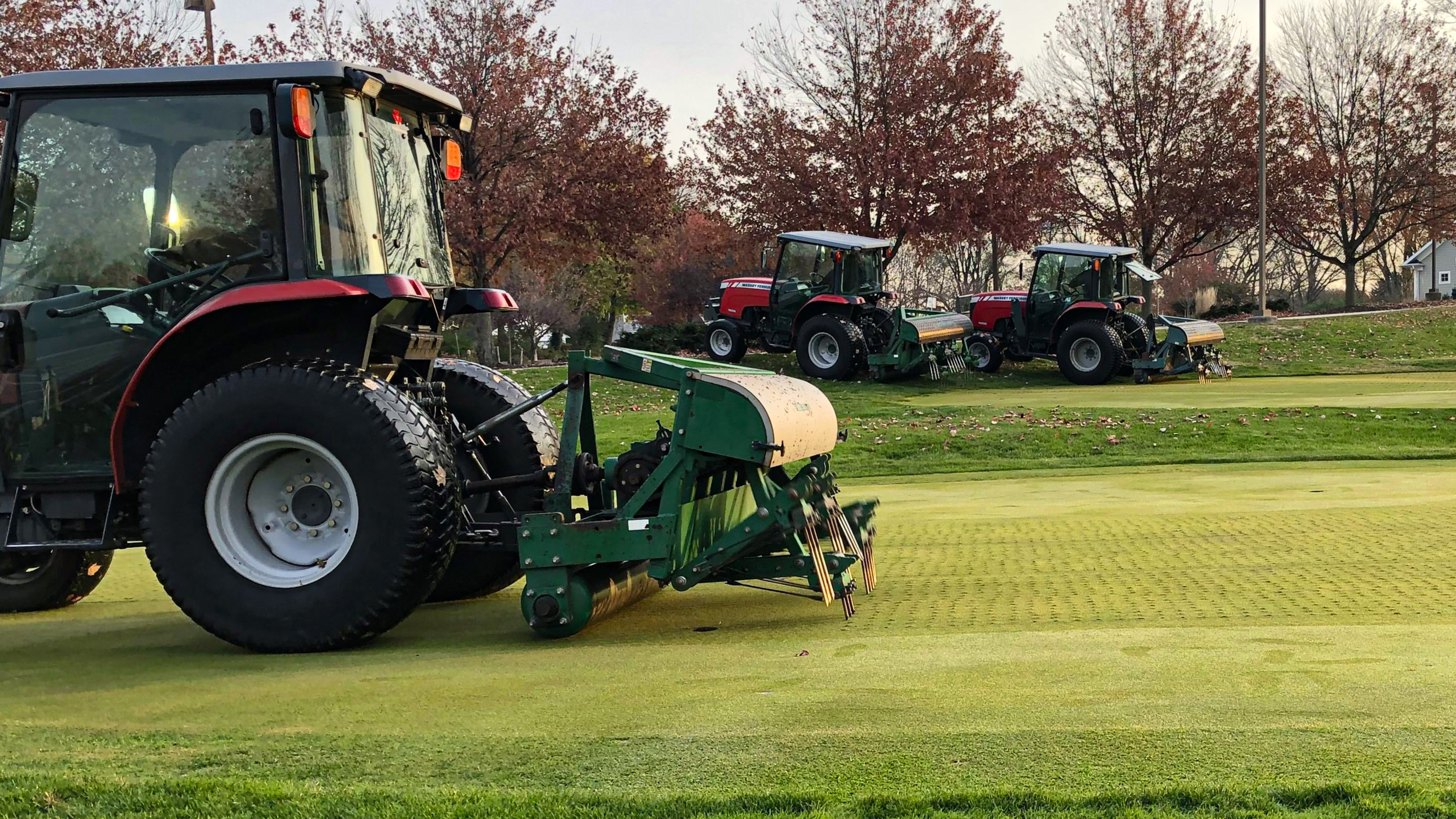 Deep-Tine Aeration Now Means Better Turf Later