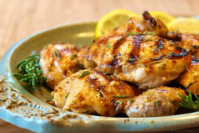 Lemon Chicken with Garlic & Rosemary | US MED