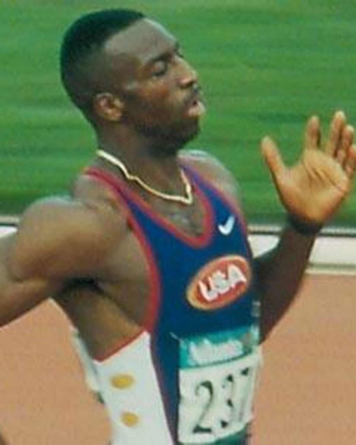 michael johnson running track