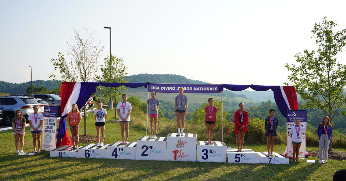 Stanford Diving Sweeps Girls Group C Platform at Junior Nationals | USA ...