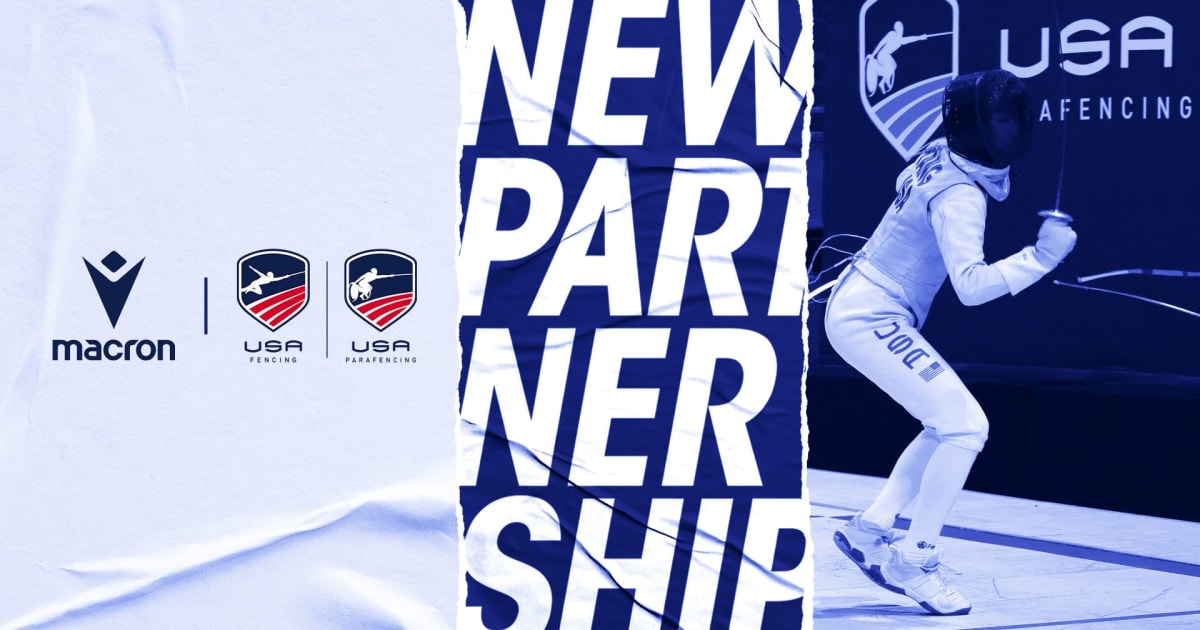 Macron Is the New Sportswear Partner of USA Fencing | USA Fencing