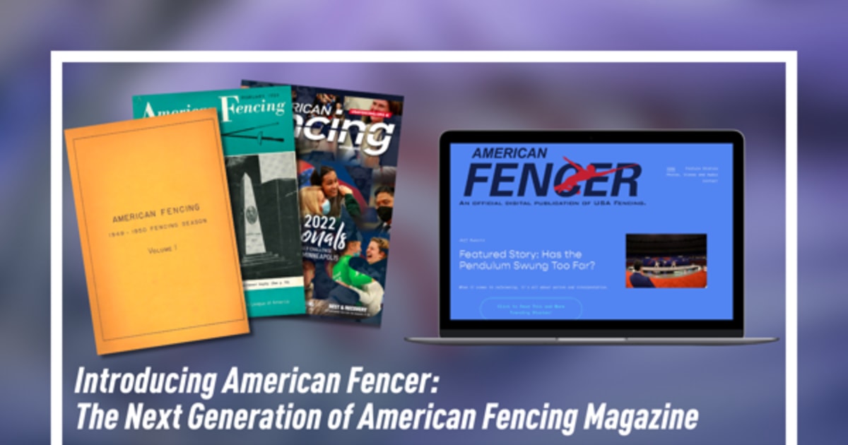 USA Fencing | Introducing American Fencer, the Future-Focused Evolution ...