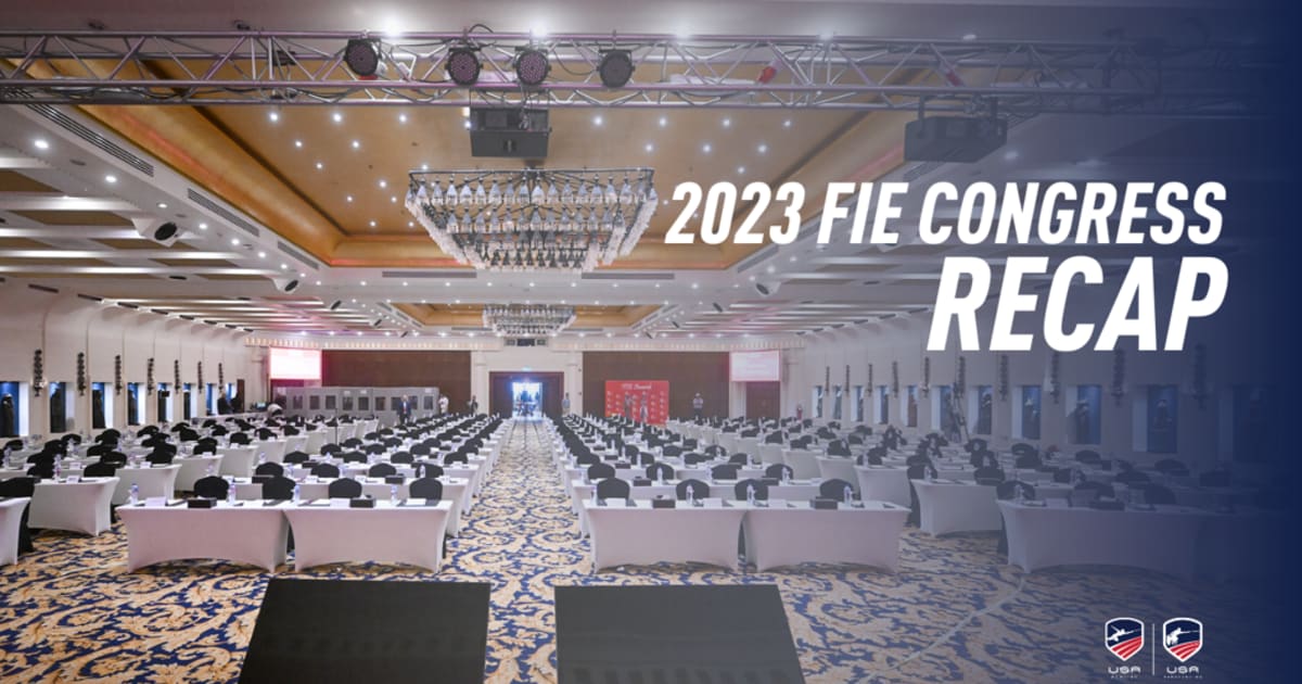 Sun Nov 26 2023 FIE 2023 Congress Recognizes U.S. Fencers for 2022-23 ...