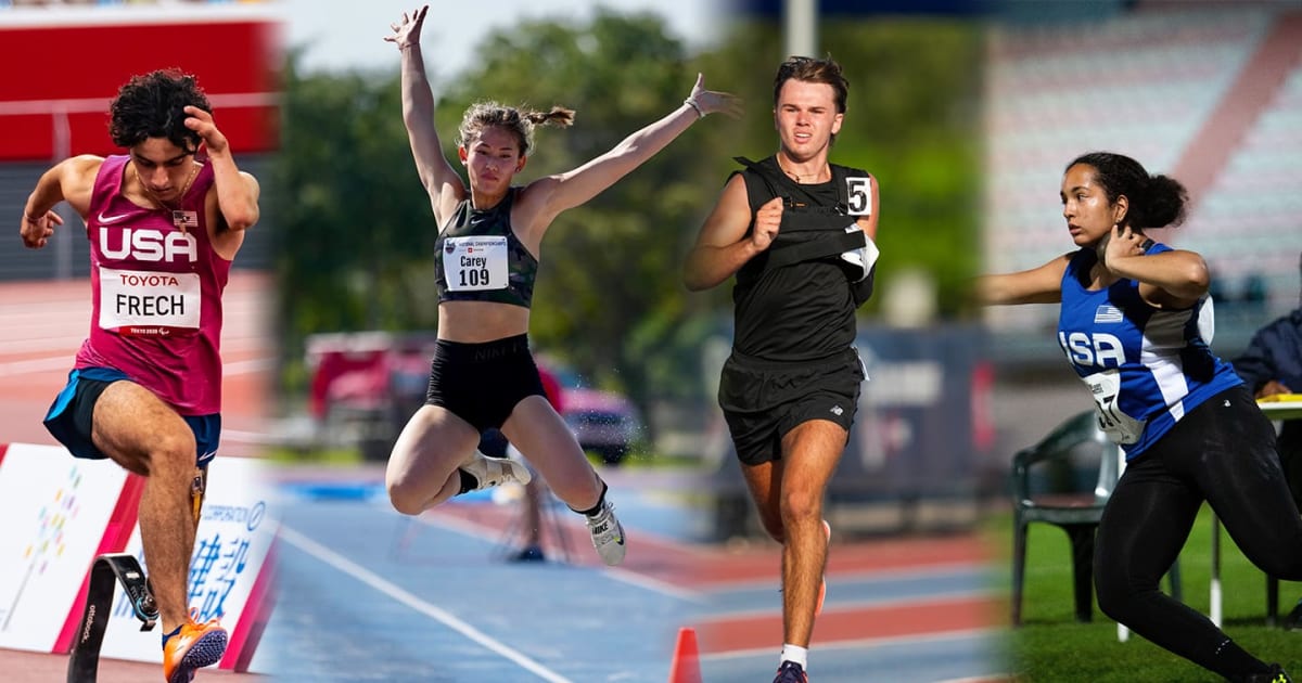 U.S. Paralympics Track & Field | Carey, Frech, Heyison and Schulz are ...