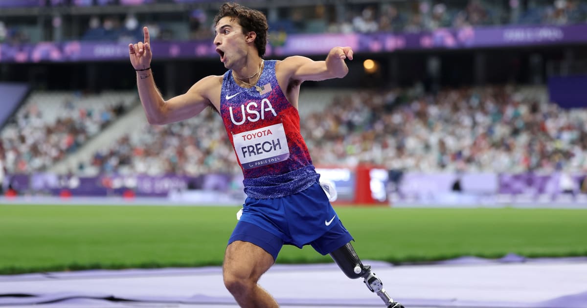 U.S. Paralympics Track & Field | Frech Snags Surprise Gold in 100-Meter ...